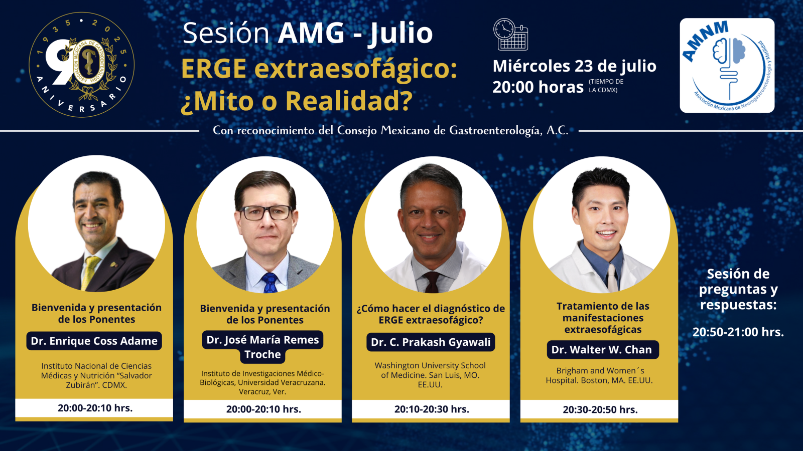 Sesión Mensual Julio 2025: ERGE extraesofágico: ¿Mito o Realidad ...